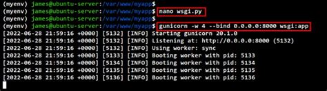 如何在 Ubuntu 2204 上安装带有 Nginx 和 Gunicorn 的 Flask