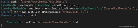 Assetbundle（四）——通过manifest文件得到依赖loadasset Csdn博客