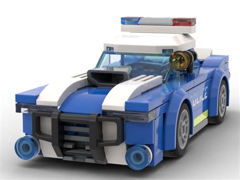 Lego Moc Police Car Modular Model By Hoppepe Rebrickable Build