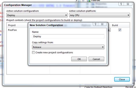 Managing Multiple Configuration File Environments With Pre Build Events Scott Hanselman S Blog