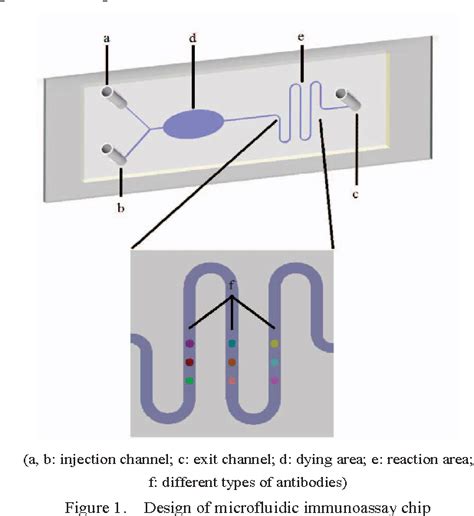 Figure 1 From A Protein Detection Poct Device Based On Microfluidic Immunoassay Chips Semantic