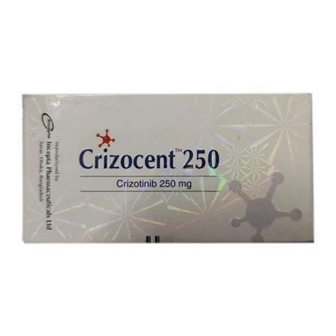 Crizocent Crizotinib 250mg At ₹ 34640box Nagpur Id 2852084835262