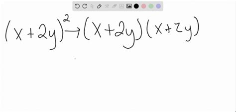SOLVED Expand X 2 Y 2