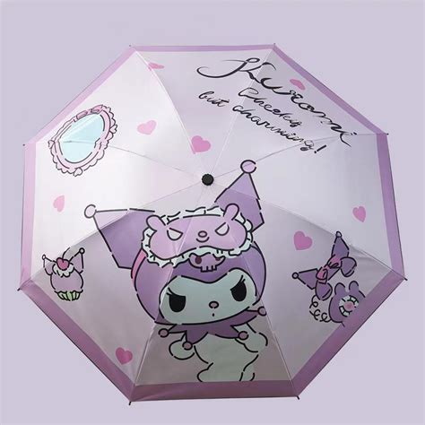 三丽鸥库洛米玉桂狗防晒遮阳雨伞可爱折叠全自动太阳伞晴雨两用 阿里巴巴