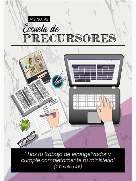 Cuaderno Con La Obra Escuela De Precursor 2023 Libreta De Notas