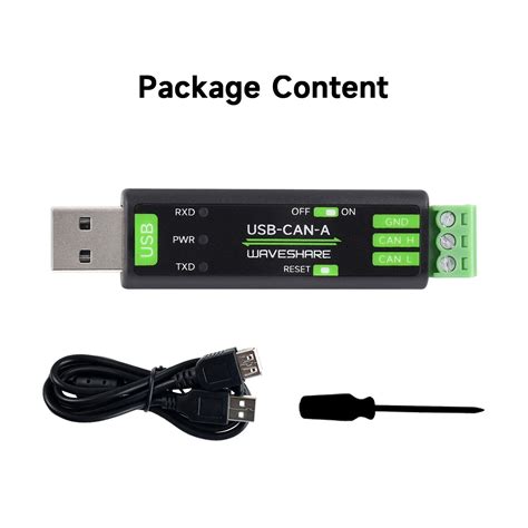 Waveshare Usb To Can Adapter Model A Stm32 Chip Solution Multiple