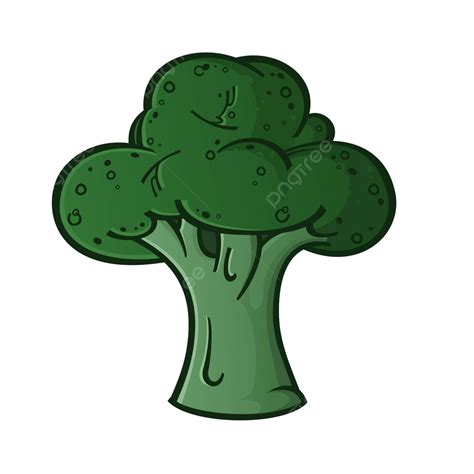 Broccoli Cartoon Vector Head Green Plant Vector Head Green Plant Png