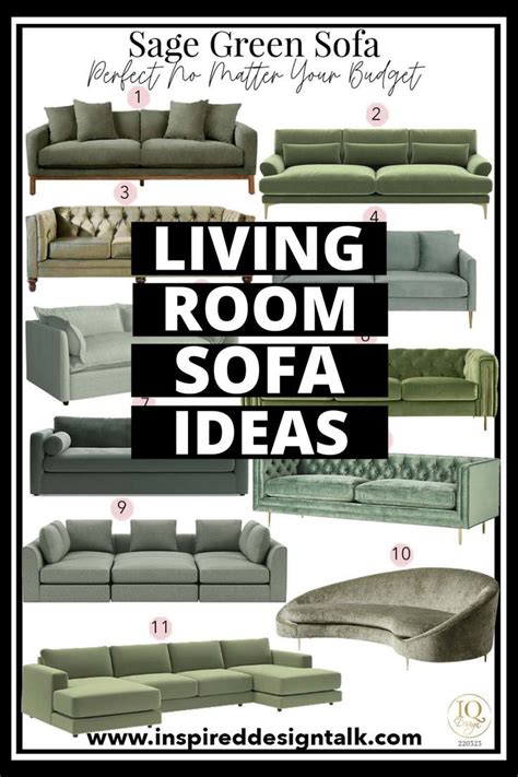 Sage Green Couch Styles Thatll Totally Make A Statement In Your Home Inspired Design Talk