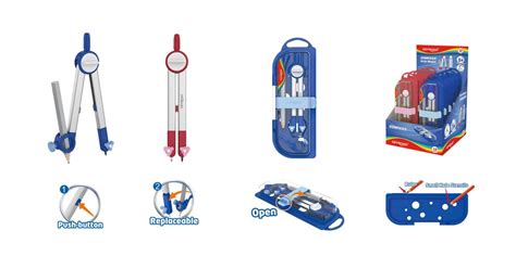 Abs Tpe Pp Ps Compass Manufacturer Johnshen Stationery