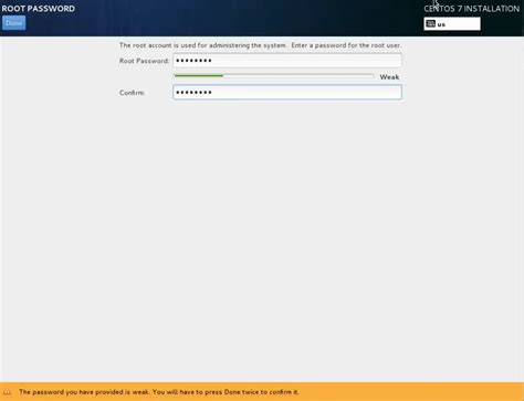 Set Root Password