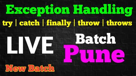 Exception Handling Java Interview Questions Handle Exception In