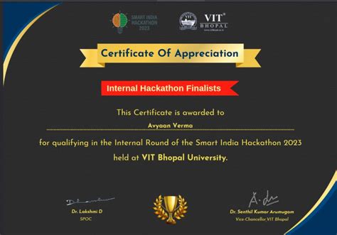 Avyaan Verma On Linkedin It Came Late But Its Alright I Am Grateful To Be A Part Of The Sih 2023