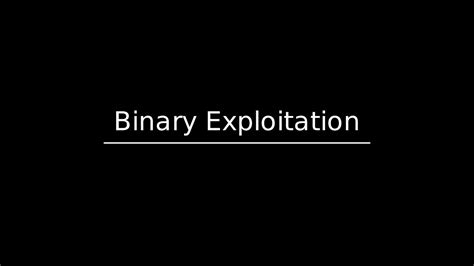 Ctf Team Intro To Binary Exploitation Youtube