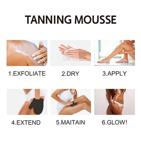 Custom Sunless Self Tanner Organic Fake Tan Foam
