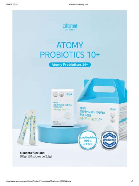 Atomy Probioticos Mas 10 | PDF