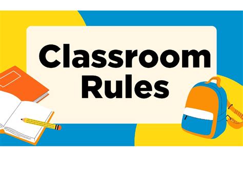Classrrom Rules It Gives A Students Learn More School Curriculum