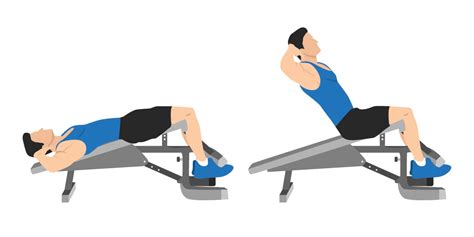 Decline Crunches Decline Crunch Exercise For Abs Of Steel Superhuman
