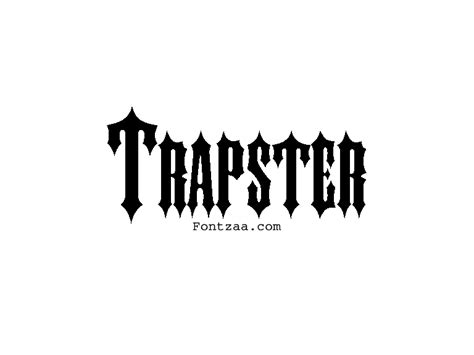 Trapstar Font Fontzaa Fonts Free Download