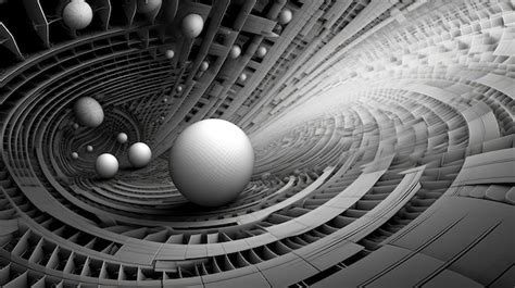 Premium Ai Image Abstract Curvature Of Space And Time