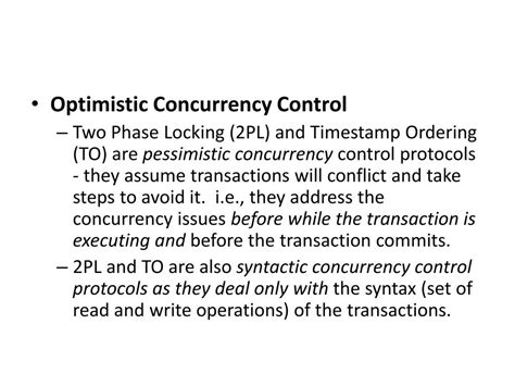 Ppt Concurrency Control Contd Database Recovery Powerpoint