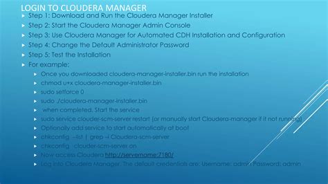 cloudera cluster setup and configuration pdf cloud computing internet