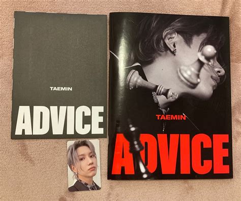Taemin Advice Album With Photocard K Wave On Carousell