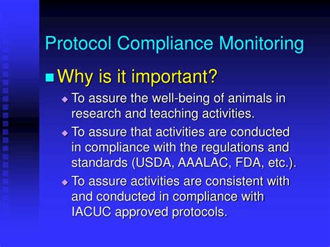 Ppt Principal Investigators And Iacucs Postapproval Protocol
