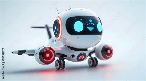 3d Icon As Ai Chatbot And Airplane Concept As An Ai Chatbot Icon Paired