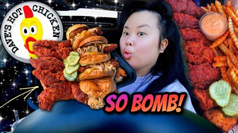 Daves Hot Chicken Mukbang 먹방 Eating Show Youtube
