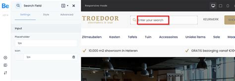 Header Text Search Field — Betheme Support Forum