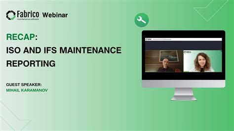 Fabrico Webinar Recap Iso Ifs Maintenance Reporting