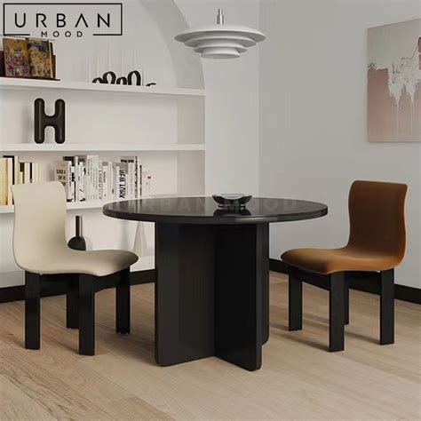 Chas Modern Round Dining Table Furniture And Home Living Furniture