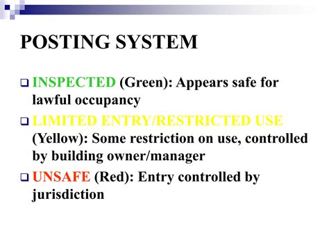 Building Safety Evaluation Atc 20 Ppt