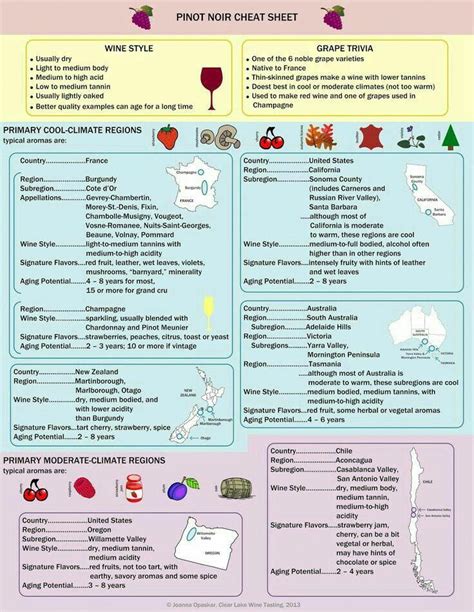 Pinot Noir Cheat Sheet Pinotnoirwine Std Facts Sexually Transmitted