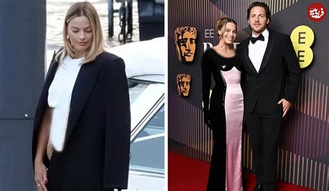 تصاویر مارگو رابی ستاره فیلم باربی در انتظار اولین فرزند خود با