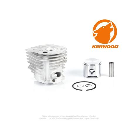 Tronçonneuses pièces access Jardin terrasse Cylindre piston 46mm adaptable tronçonneuse