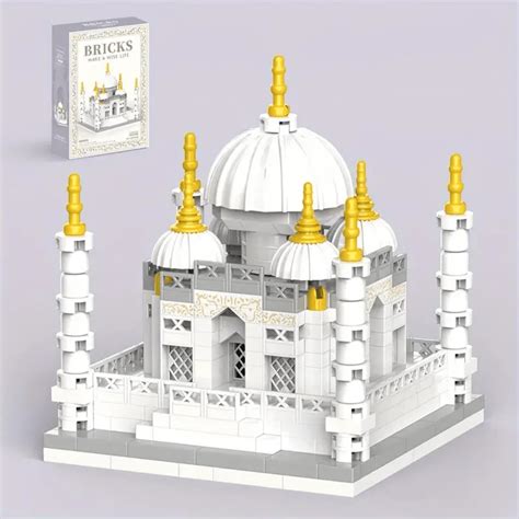 1set Taj Mahal Building Blocks Diy Architecture Model Assembled Buillding Block Toys Super Toy