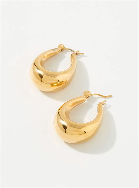 Oval Domed Earrings Simons Simons