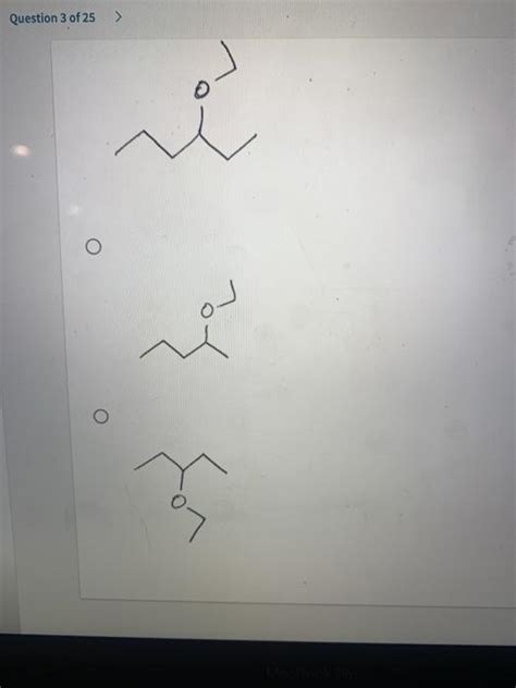 Solved Which Of The Following Molecules Is 2 Ethoxyhexane