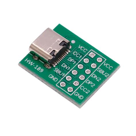 Переходник Usb Type C мама Dip 2 54 12 контактов купить в Москве с доставкой по России и СНГ