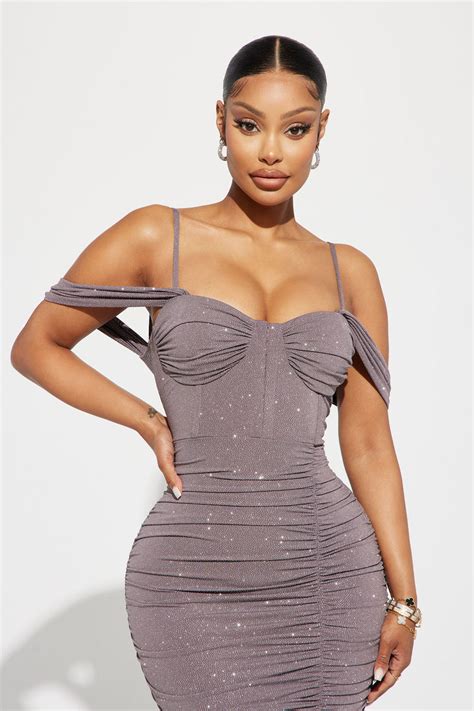 Jillian Glitter Maxi Dress Purple Fashion Nova Dresses Fashion Nova