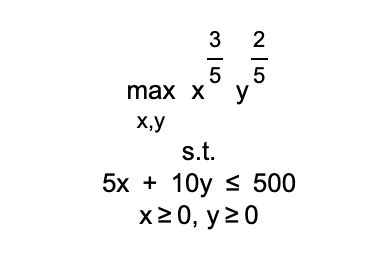 Solved Consider The Following Consumer Utility Maximization Chegg