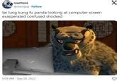Tai Lung Looking At Computer Know Your Meme
