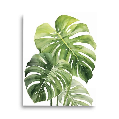 Monstera Print Etsy