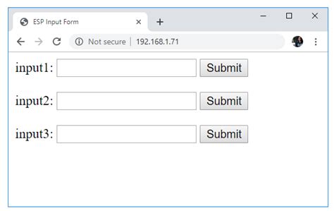 Input Data Pada Web Server Form Html Esp32esp8266 Menggunakan Arduino Ide