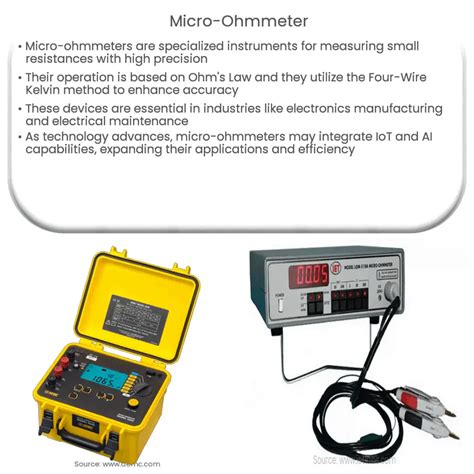 Micro Ohmmeter How It Works Application And Advantages