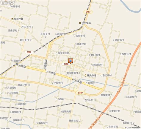 保定市定州市地图