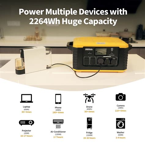 FJDynamics PowerSec MP2000 Portable Power Station EU Plug