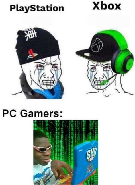 Xbox Vs Pc Gamer Meme