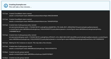 AWS Elastic Beanstalk Configuration